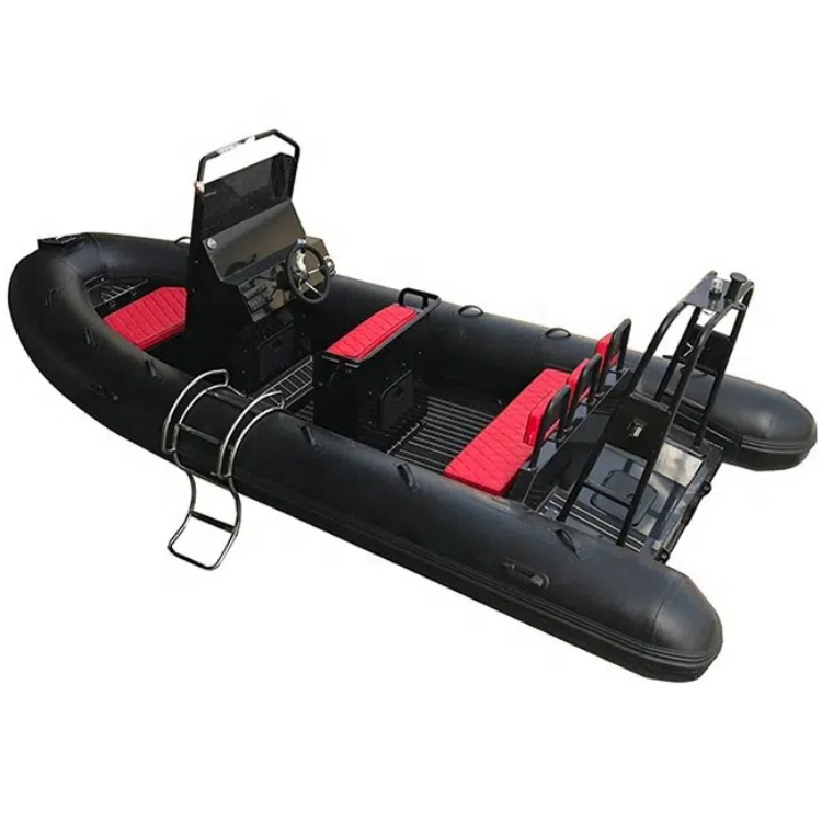 rib boat 500 with 100HP outboard engine for fishing