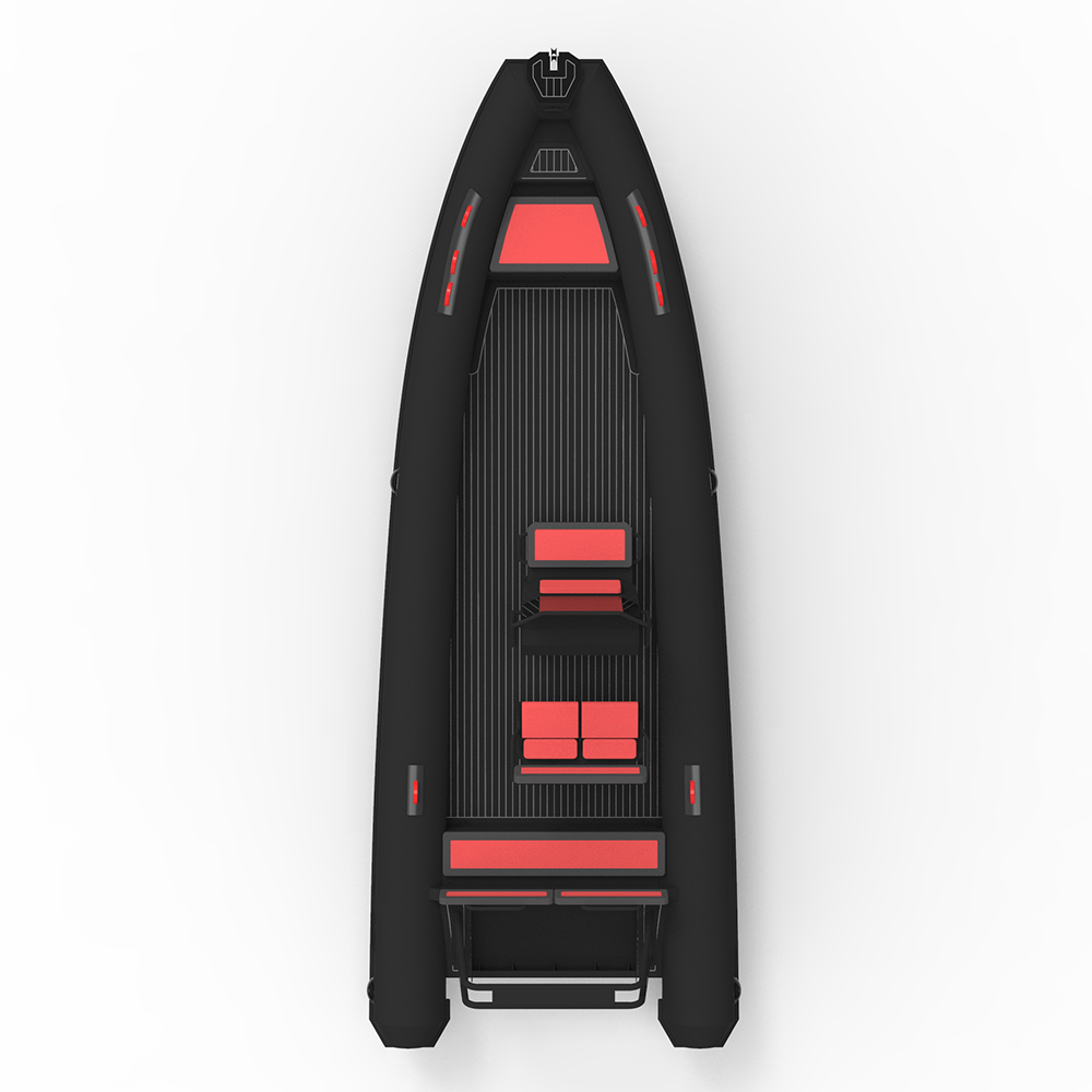 Aluminum Hull Hypalon Inflatable Rib Boat