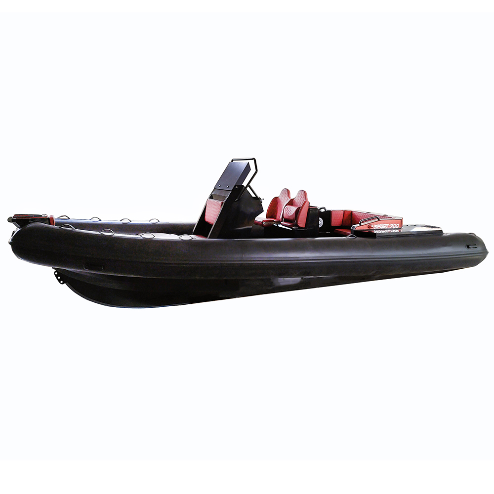 Luxury Yachts Inflatable aluminum RIB Boat With Outboard Motor