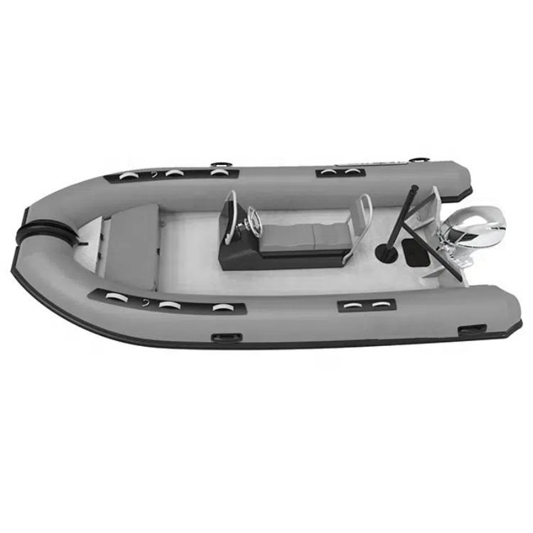 rib boat 430 with 70HP outboard engine for fishing