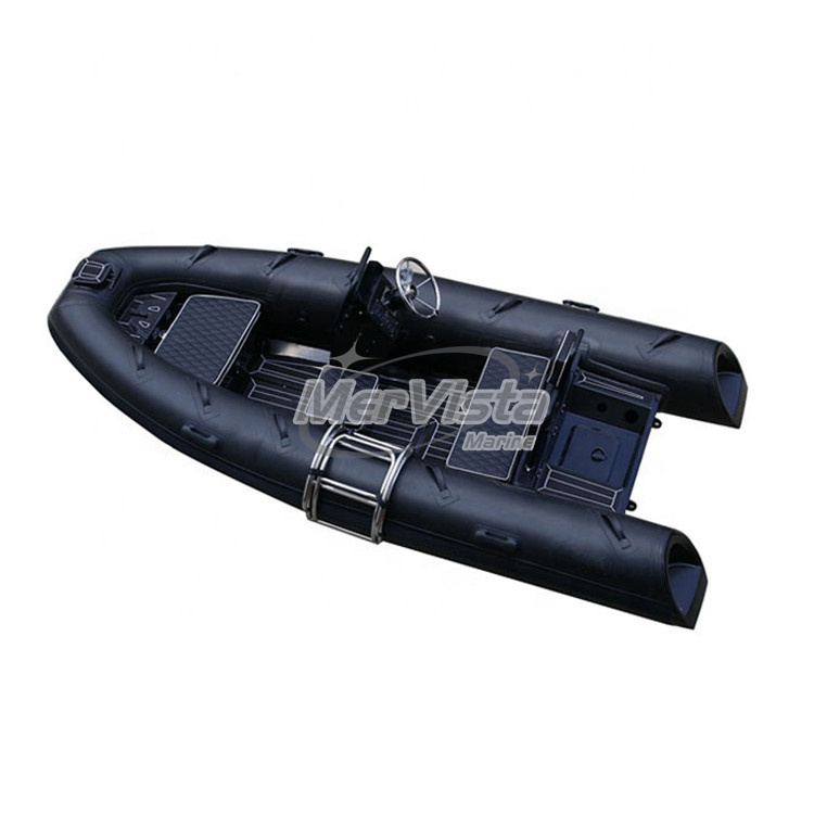 High speed 3.6m RIB360 deep-v aluminum rigid hull inflatable rib boat